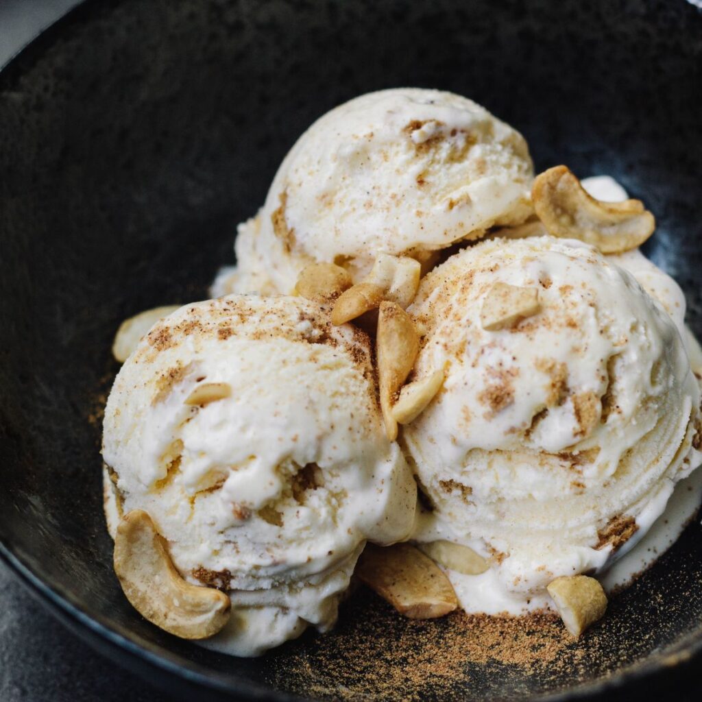 High Protein Rocky Road Ice Cream with Cottage Cheese - SueSeaQPI
