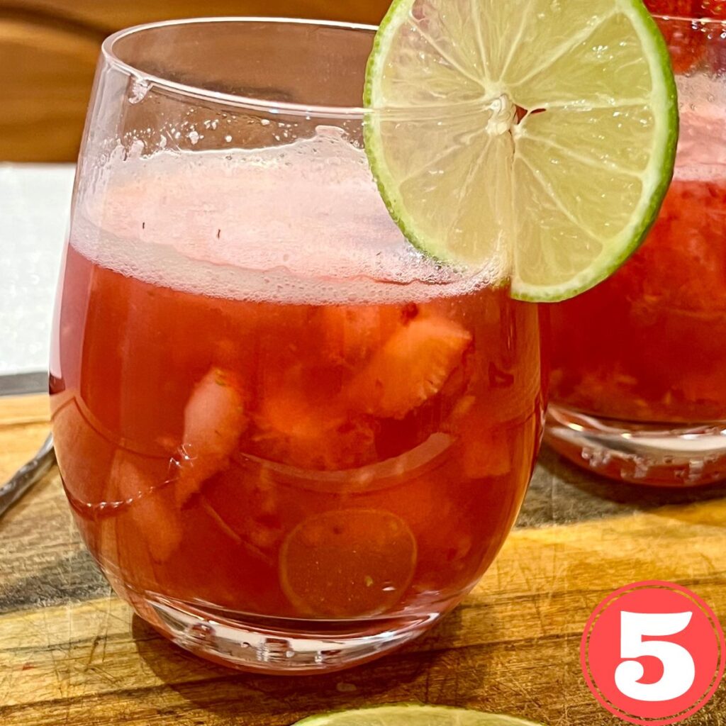 Healthy Double Berry Mocktail Spritzer Recipe - SueSeaQPI