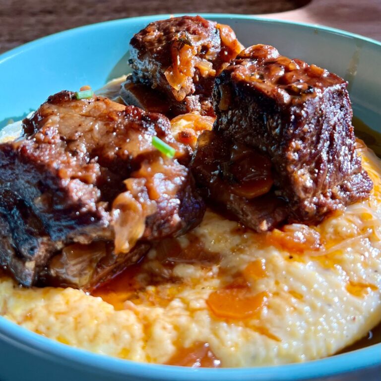 Guinness Beer Braised Short Ribs in a Dutch Oven - SueSeaQPI