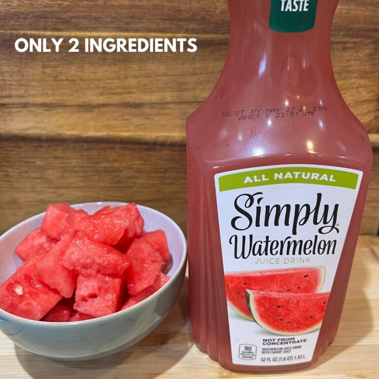 2 Ingredient Ninja Creami Watermelon Italian Ice - SueSeaQPI